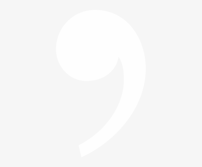 Download White Comma Png - HD Transparent PNG - NicePNG.com