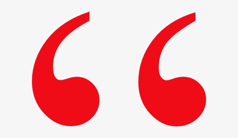 Comma Cliparts - Red Quotation Marks Png Transparent PNG - 600x395 ...