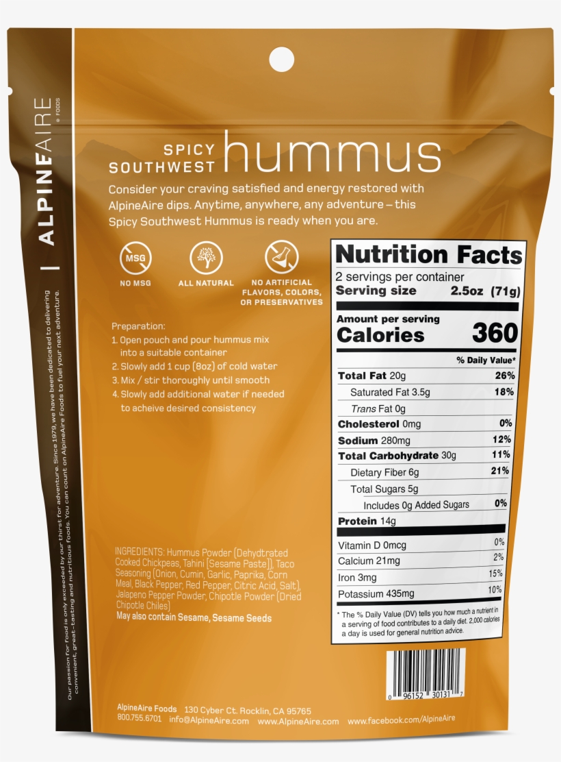 More Images - - Alpine Aire Foods 30137 Banana Berry Smoothie ...