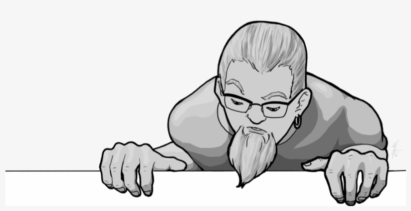 Selfie Looking Over Ledge Transparent - Looking Over Ledge Transparent ...