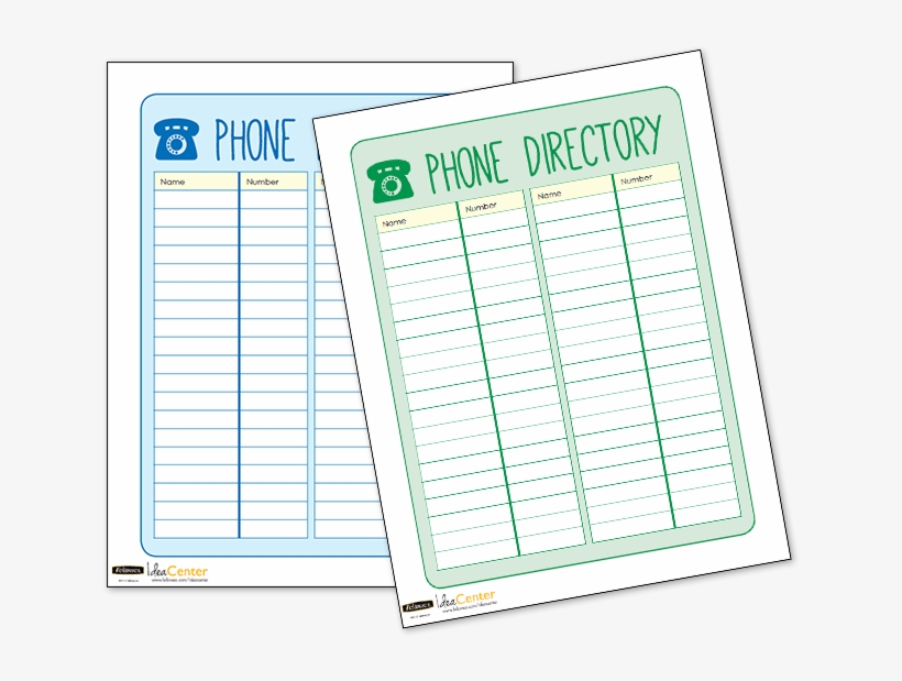 Phone Directory Template Transparent PNG - 760x560 - Free Download on ...