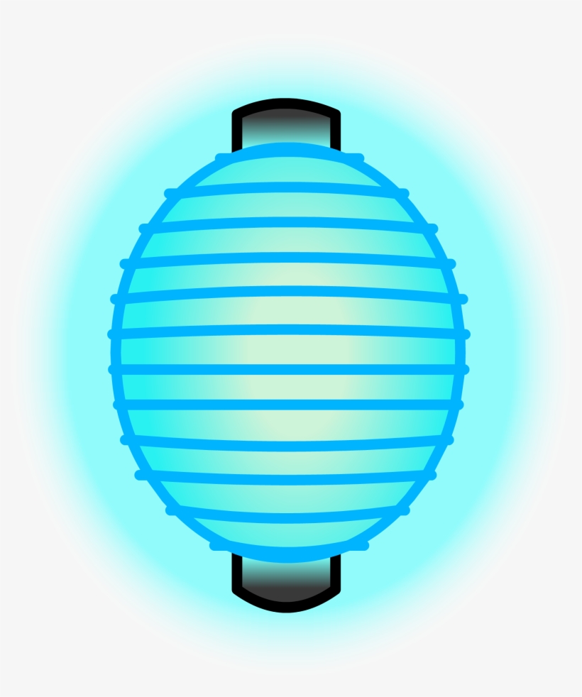 Blue Paper Lantern Sprite 002 - Lantern Sprite Transparent PNG ...
