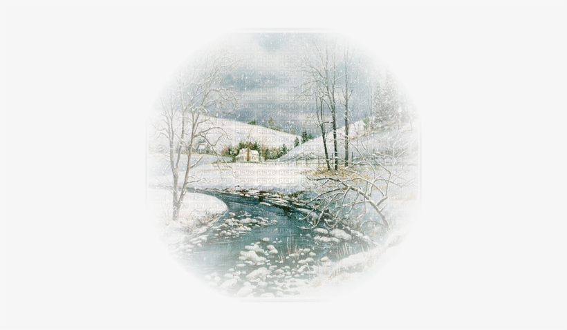 Download Winter Landscape Paysage Hiver - Winter - HD Transparent PNG ...