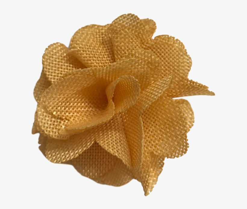 Soft Burlap Flower Clip - Flower Transparent PNG - 751x1000 - Free ...