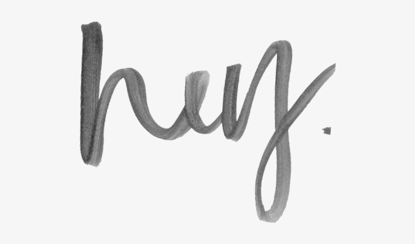 Hey - Lettering Transparent PNG - 983x609 - Free Download on NicePNG