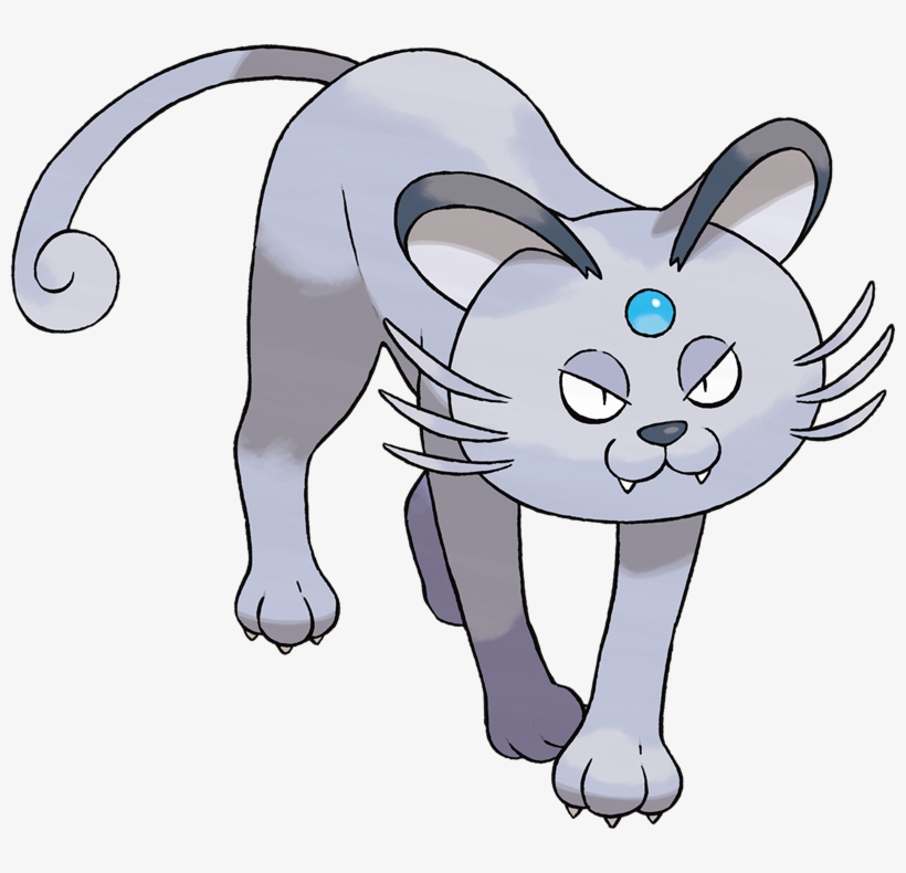 Pokemon Alolan-persian Is A Fictional Character Of - Alolan Persian Vs ...