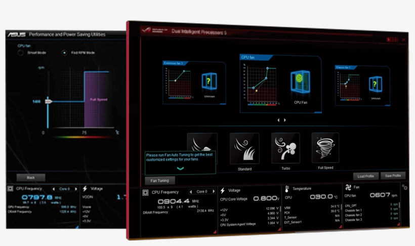 Fan Xpert - Asus Rog Fan Xpert Transparent PNG - 1600x838 - Free ...