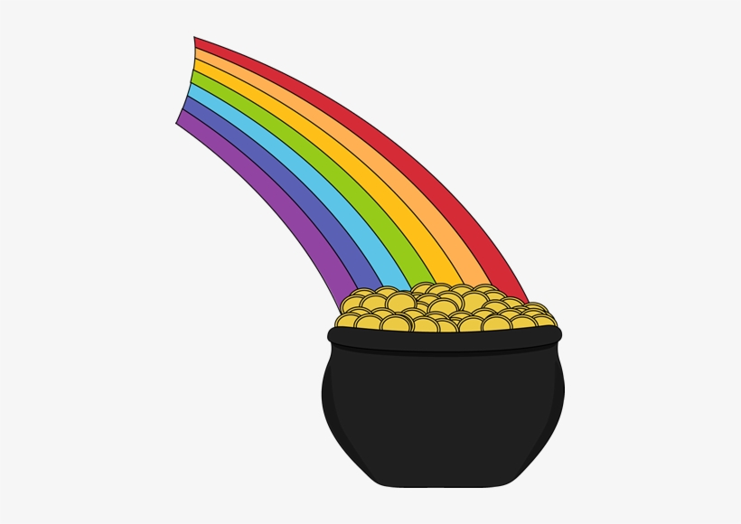 Rainbow Pot Of Gold Clip Art