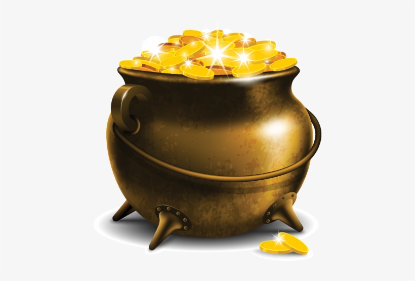 Download Image Of Pot Gold Google Search - St Patrick's Day Pot Of Gold ...
