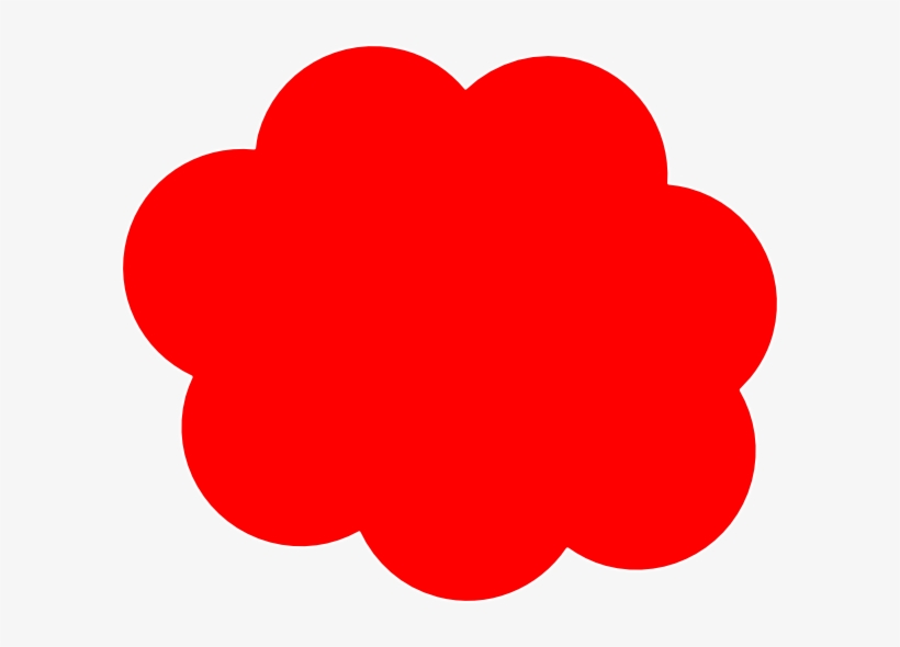 Download Clouds Clipart Red - Red Cloud Clipart Png - HD Transparent ...