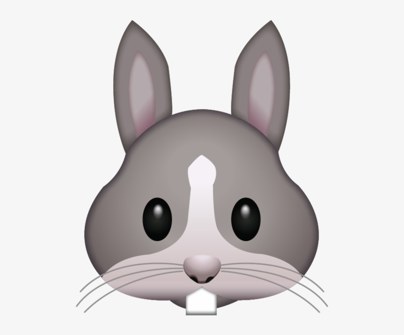 Download Rabbit Face Emoji Rabbit Emoji Transparent PNG 600x600 
