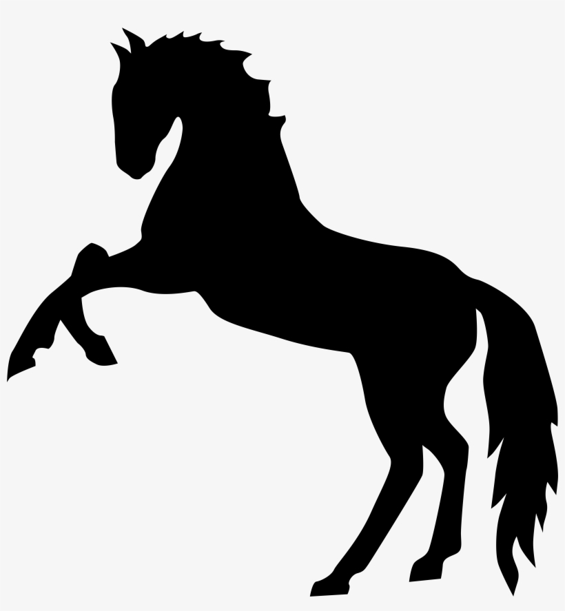 Standing Horse Silhouette Png Transparent Clip Art Transparent PNG ...