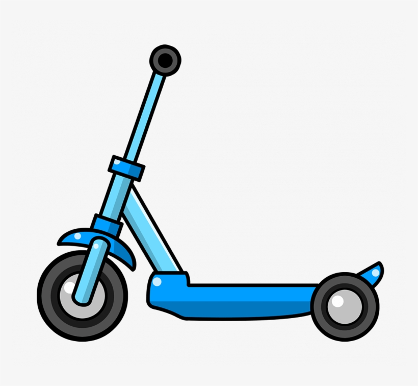 Razor Scooter Clipart 3 By Alison - Scooter Clipart Transparent PNG ...