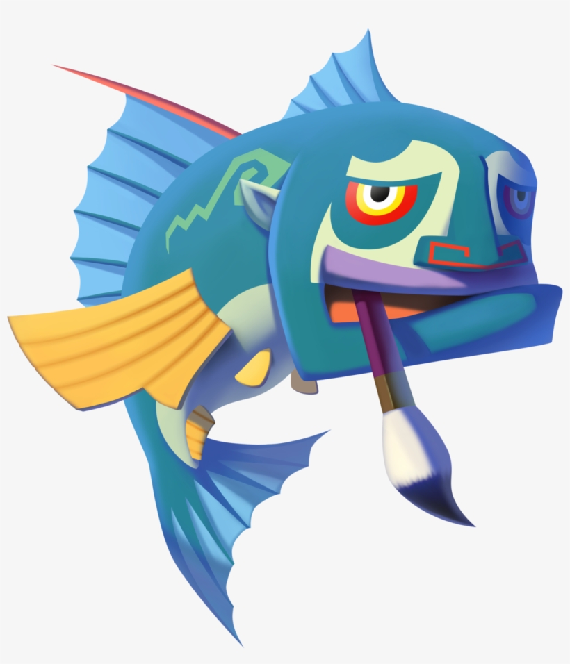 Zelda Wind Waker Fish Transparent PNG - 1200x1341 - Free Download on ...