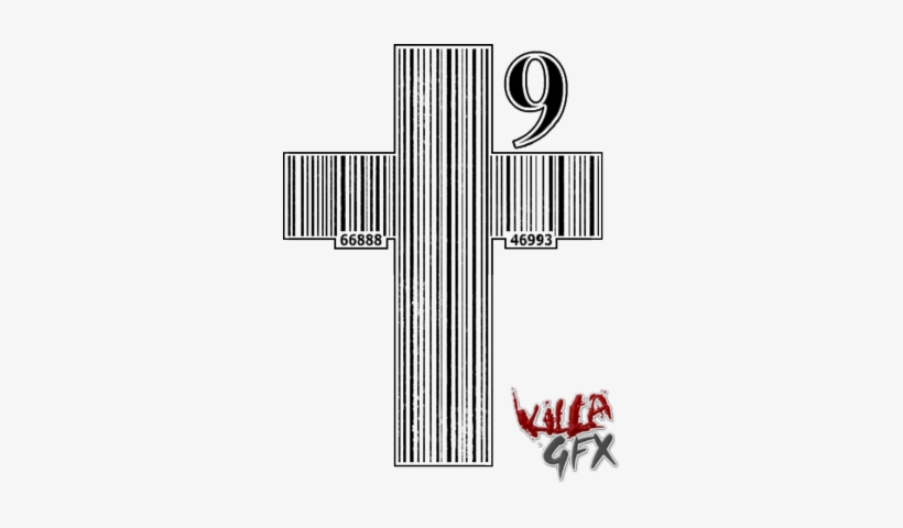 Psd Detail, Tech N9ne Barcode Cross Logo, Official - Tech N9ne Barcode ...