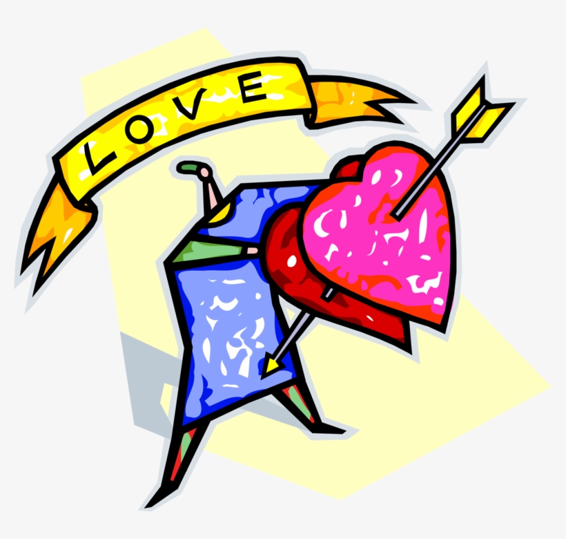 Vector Illustration Of Valentine's Day Sentimental - Love Transparent ...