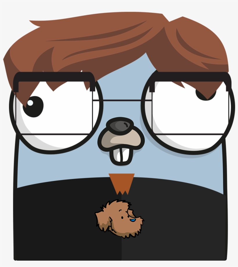 Blue Gopher - Go Transparent PNG - 1300x1392 - Free Download on NicePNG