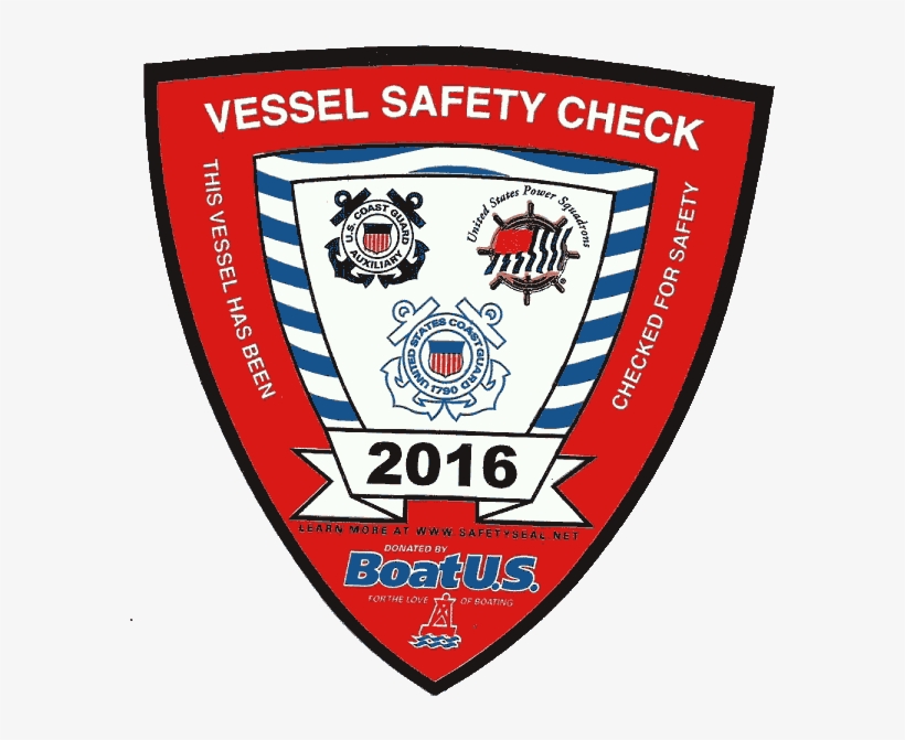 Coast Guard Vessel Inspection Sticker Transparent PNG - 605x613 - Free ...