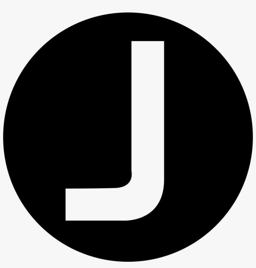 J Capital Letter In A Circle Comments - J In Circle Transparent PNG ...