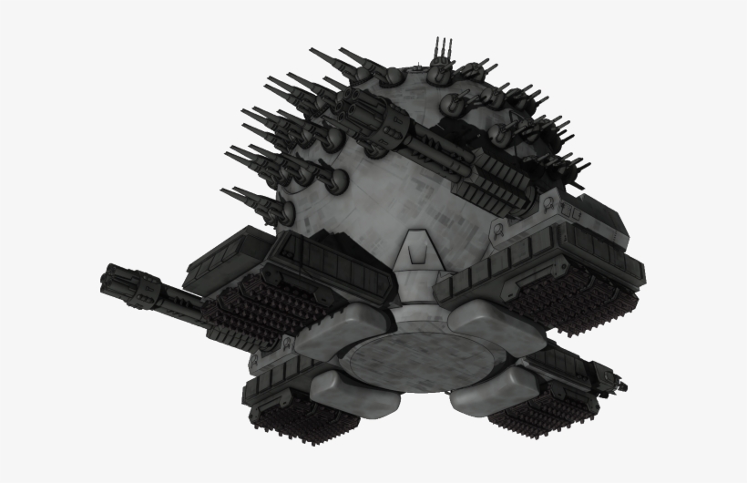 Gatling 033 Bottom - Heavy Object Gatling 033 Transparent PNG - 600x450 ...