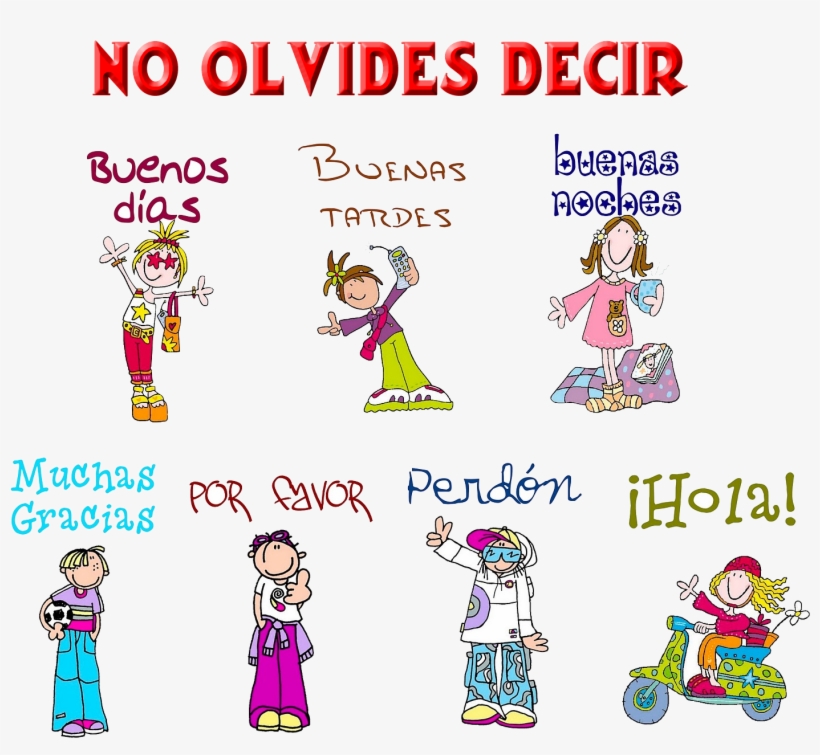 No Olvides Decir - Olvides Decir Buenos Dias Transparent PNG ...
