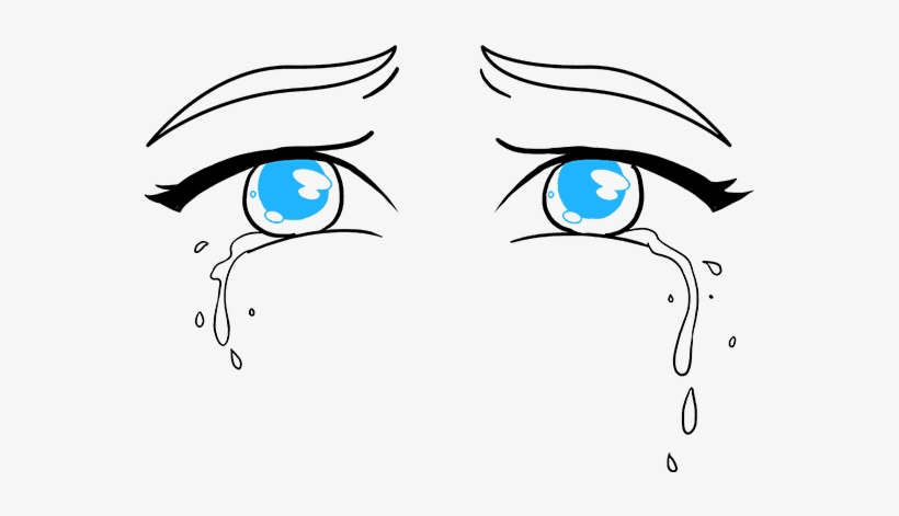 How To Draw Tears - Drawing Tears Transparent PNG - 680x678 - Free ...