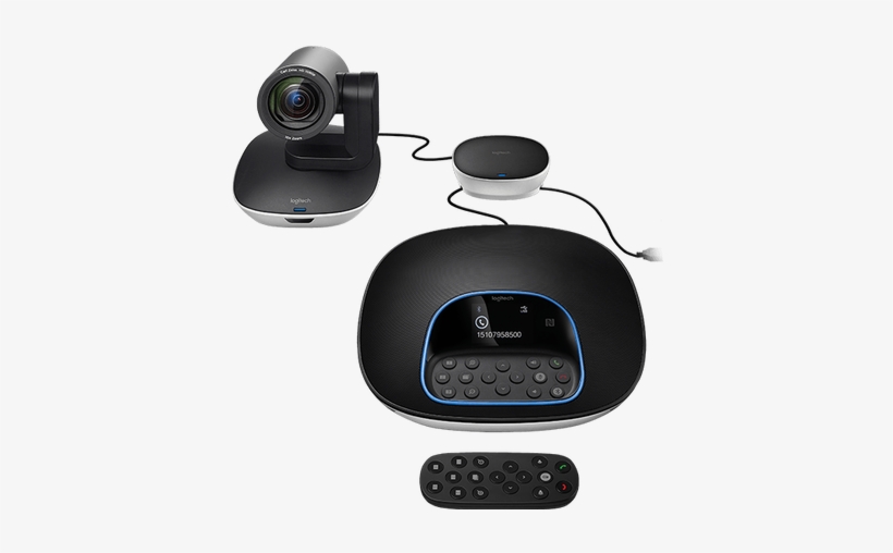 Logitech Group Hd Video Conferencing System Bundle Transparent PNG ...