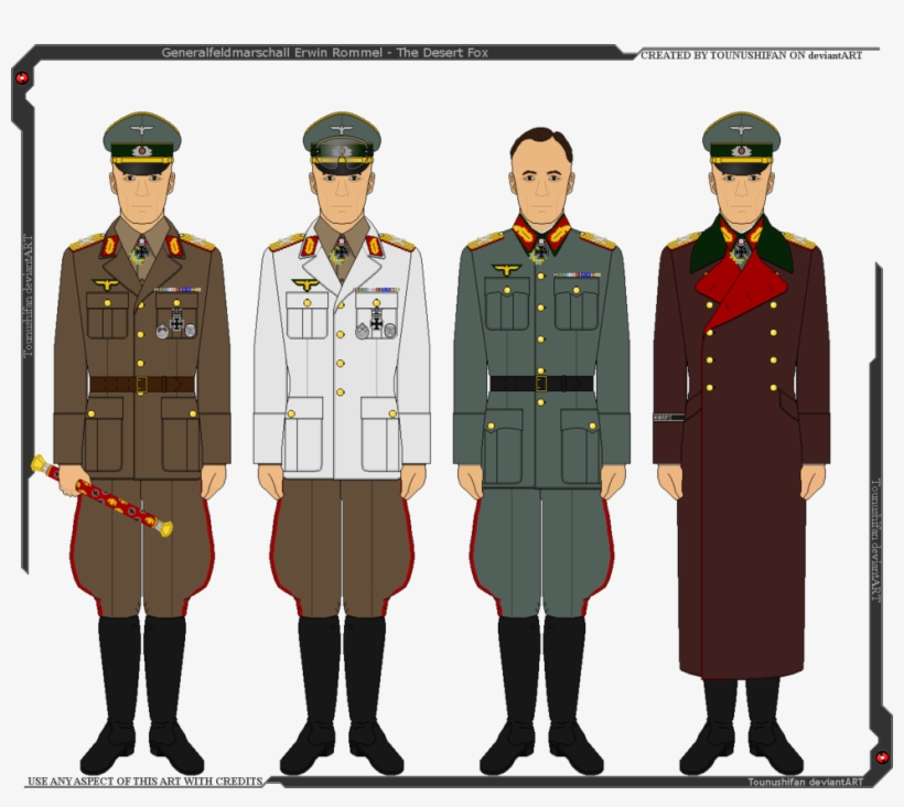 Download Some Of Erwin Rommel's Uniforms - Ww2 Us Overcoats - HD ...