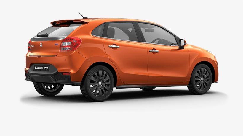 Baleno Rs Orange Car Back Side View - Suzuki Baleno Transparent PNG ...