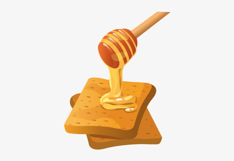 Honey Toast Decal - Food Vector Free Download Transparent PNG - 374x496 ...