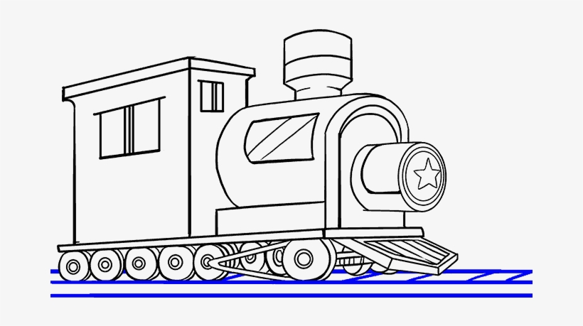 How To Draw Train - Drawing Transparent PNG - 678x600 - Free Download ...