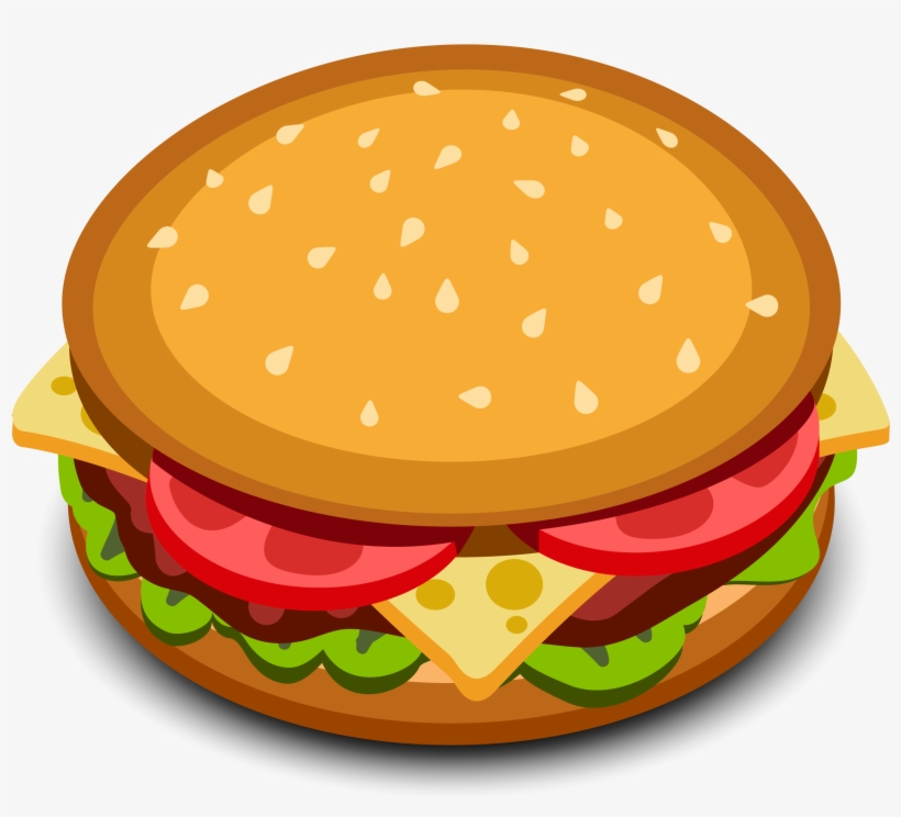 Download Burger Png Vector - Burger Vector Png - HD Transparent PNG ...