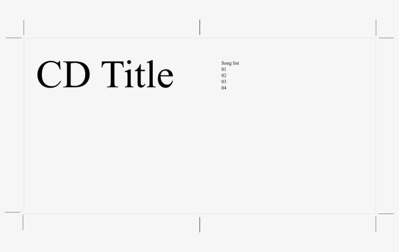 Medium Image - Cd Jacket Template Transparent PNG - 800x438 - Free ...
