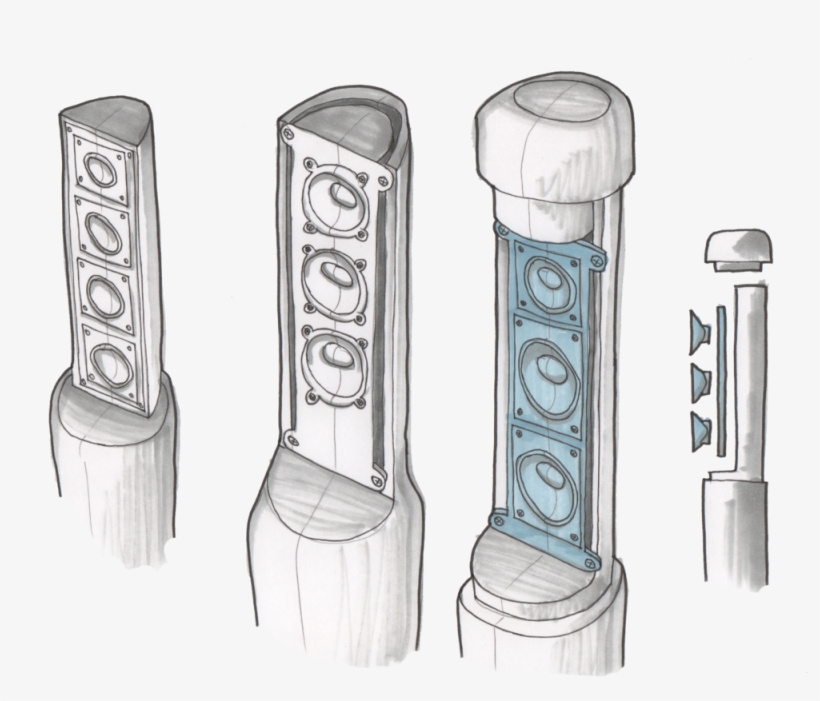 Speaker Sketch 1 Transparent PNG - 1000x807 - Free Download on NicePNG