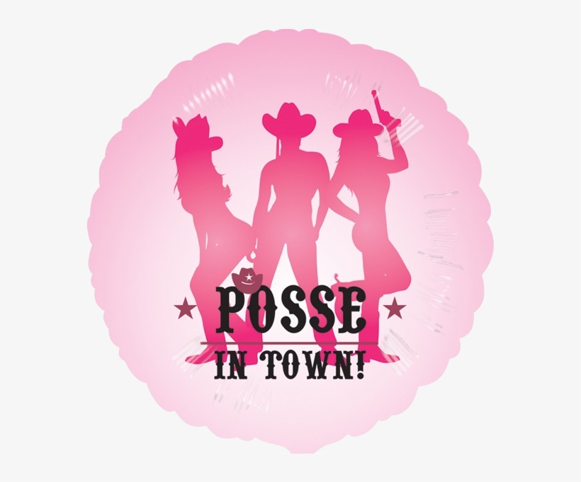 Foil Round Party Posse Balloon - Amscan International Party Posse 18 ...