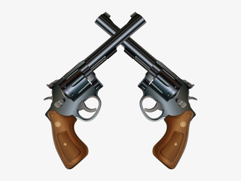 Crossed Revolvers Png