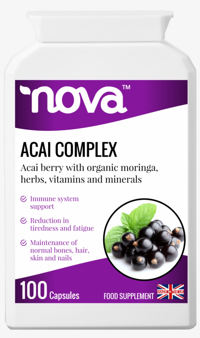 Specialist Supplements Acai Berry Supreme 100 Capsules Transparent PNG ...