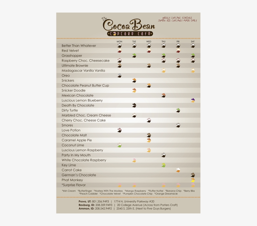 Menu - Cocoa Bean Menu Transparent PNG - 466x640 - Free Download on NicePNG