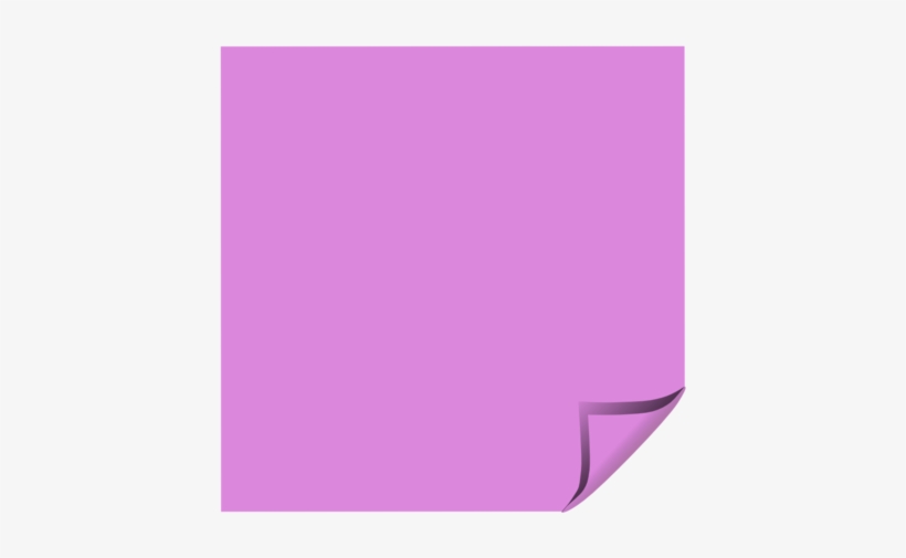 Sticky Note Purple Folded Corner - Clip Art Transparent PNG - 958x1355 ...