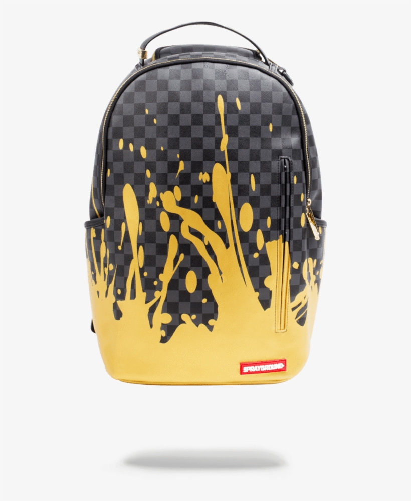 Sprayground B1549 Liquid Gold Backpack - Sprayground Backpack Gold ...