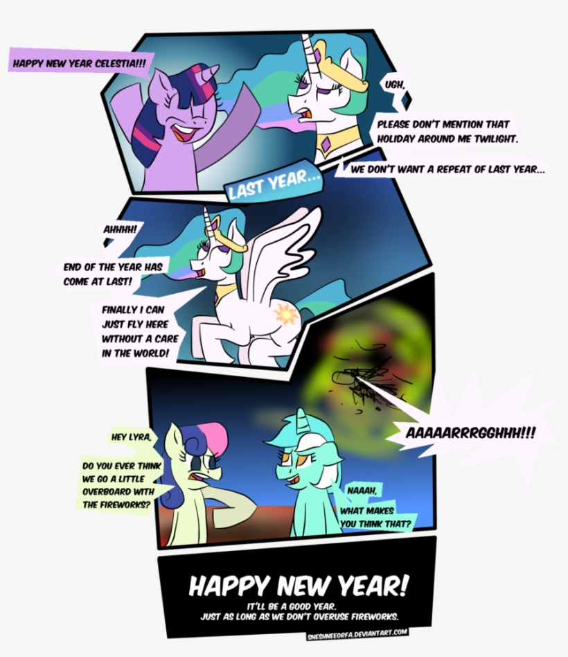 Sneshneeorfa, Bon Bon, Comic, Fireworks, Lyra Heartstrings, - Cartoon ...