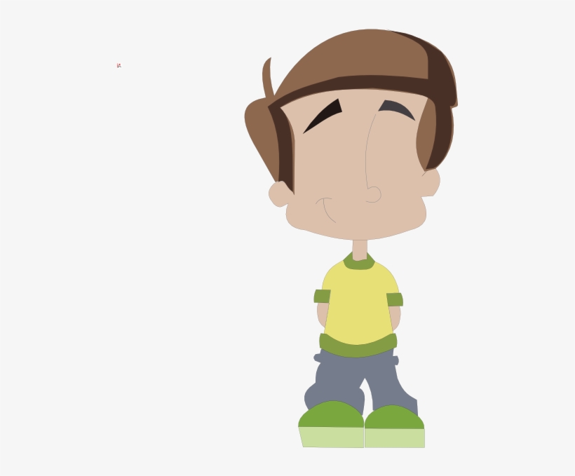 How To Set Use Boy Cartoon Svg Vector Transparent PNG - 486x599 - Free ...