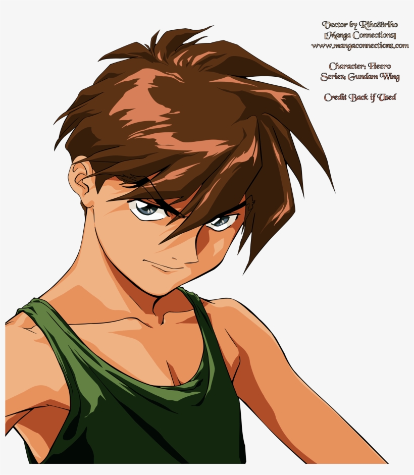 Click To Edit - Heero Yuy Png Transparent PNG - 2250x2458 - Free ...