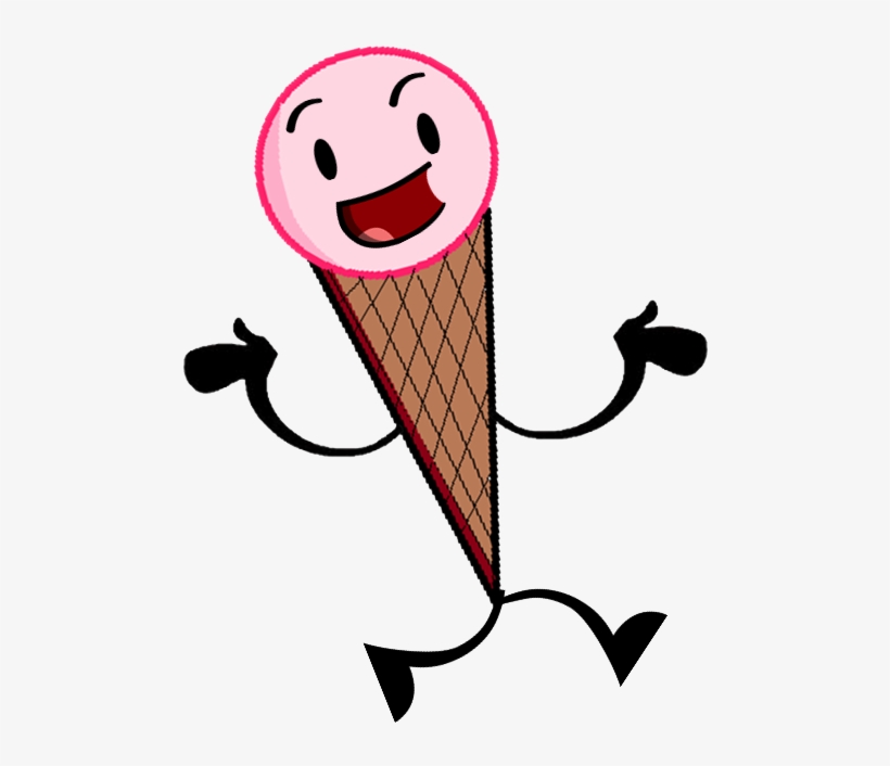 Ice Cream - Bfdi Ice Cream Cone Transparent PNG - 504x654 - Free ...
