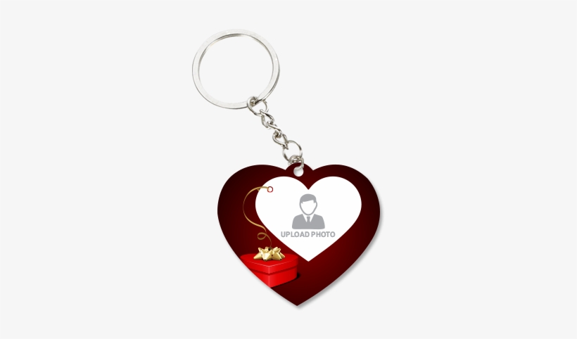 Birthday Gifts Heart Shape Key Chain - Heart Key Chain Png Transparent ...