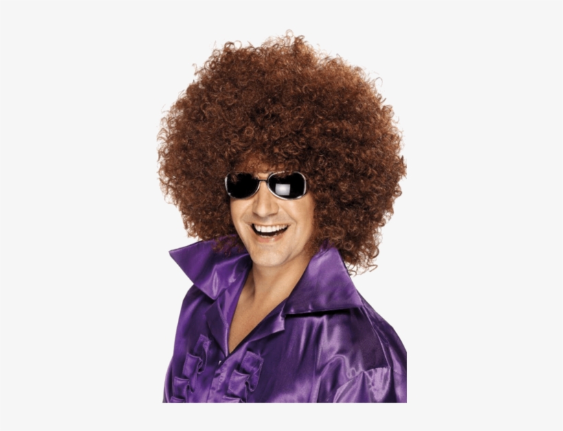 Mega Huge Brown Afro Wig" Name="og Description - Brown Afro Transparent ...