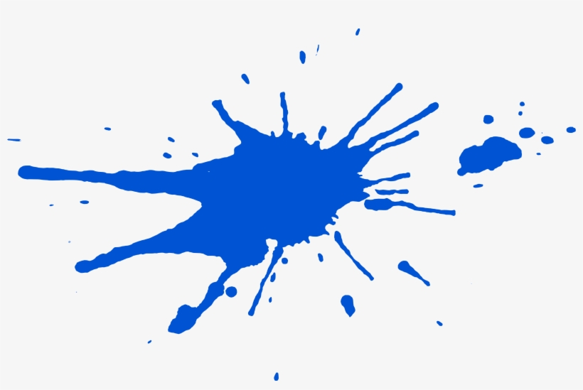 Free Download - Blue Paint Splatter Png Transparent PNG - 3370x2092 ...