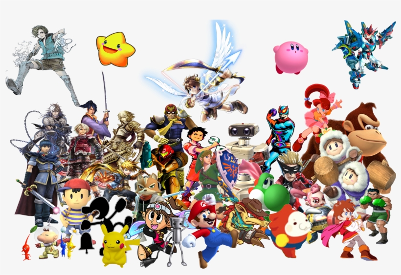 Nintendo Transparent Background - Super Smash Bros No Background ...