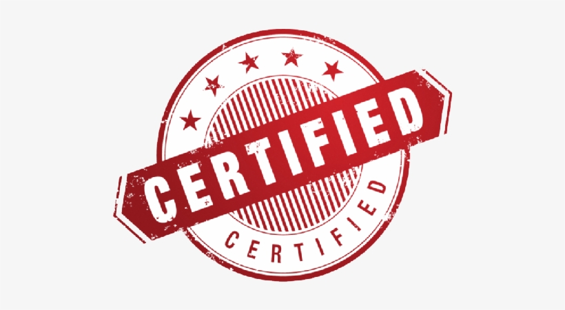 Certified Transparent Images All - Certification Stamp Png Transparent ...