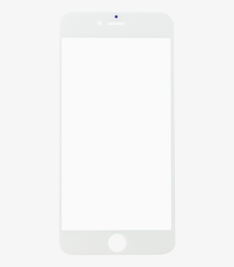 Iphone 6 Plus White Glass Lens Screen - Iphone Transparent PNG ...